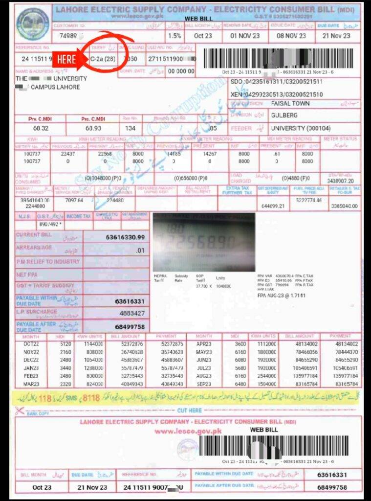 Electricity Tariff In Pakistan | Its Kinds & Categories. - PK Laws