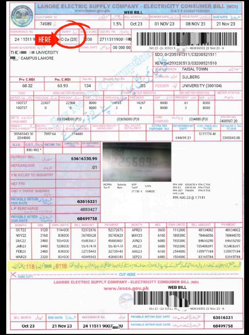 Electricity Tariff In Pakistan | Its Kinds & Categories. - PK Laws