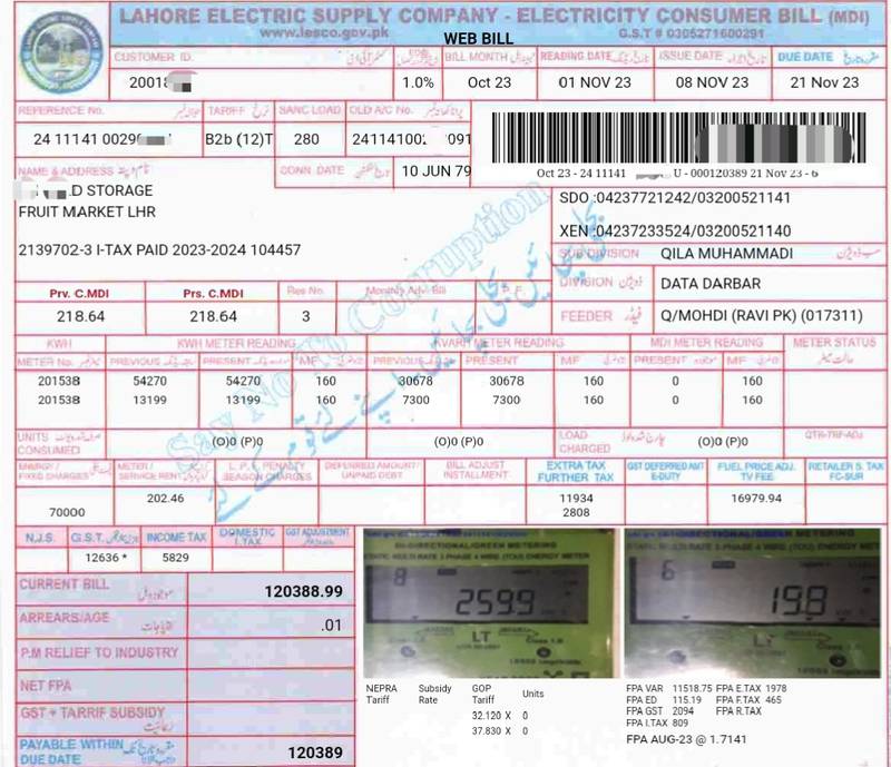 Electricity Tariff In Pakistan | Its Kinds & Categories. - PK Laws